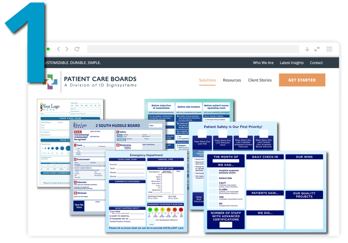 Healthcare Communication Boards & Patient Care Boards Healthcare Communication Boards & Patient Care Boards