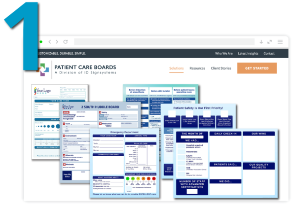 Healthcare Communication Boards & Patient Care Boards